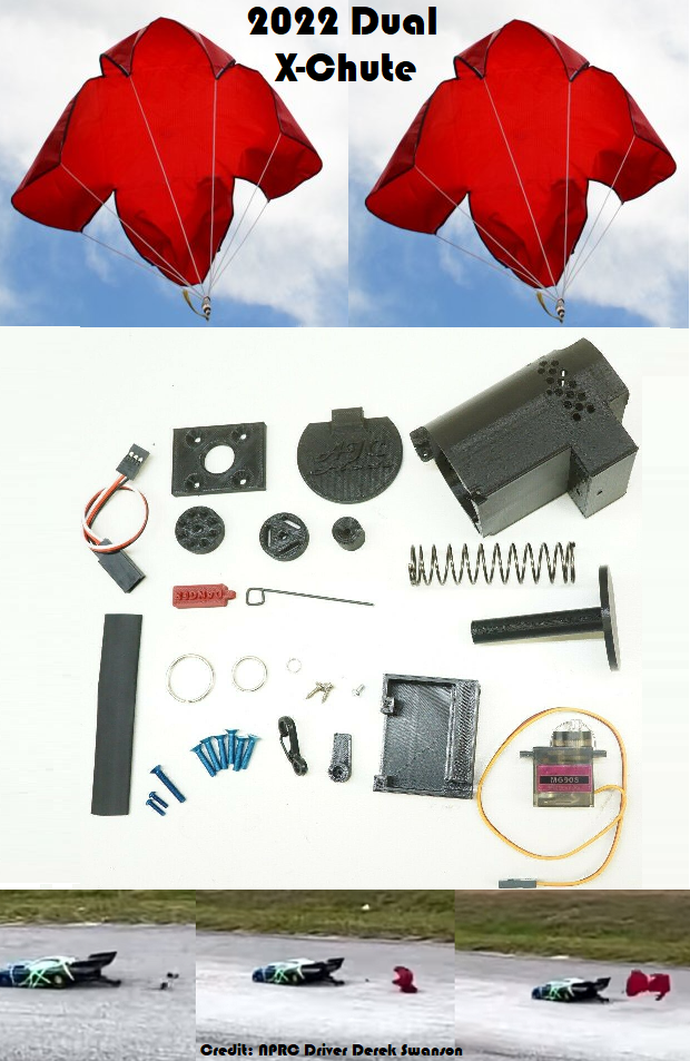 Functional Scale RC Car Parachute Kit for DR10 Drag Car/Slash 2wd, 4wd ...