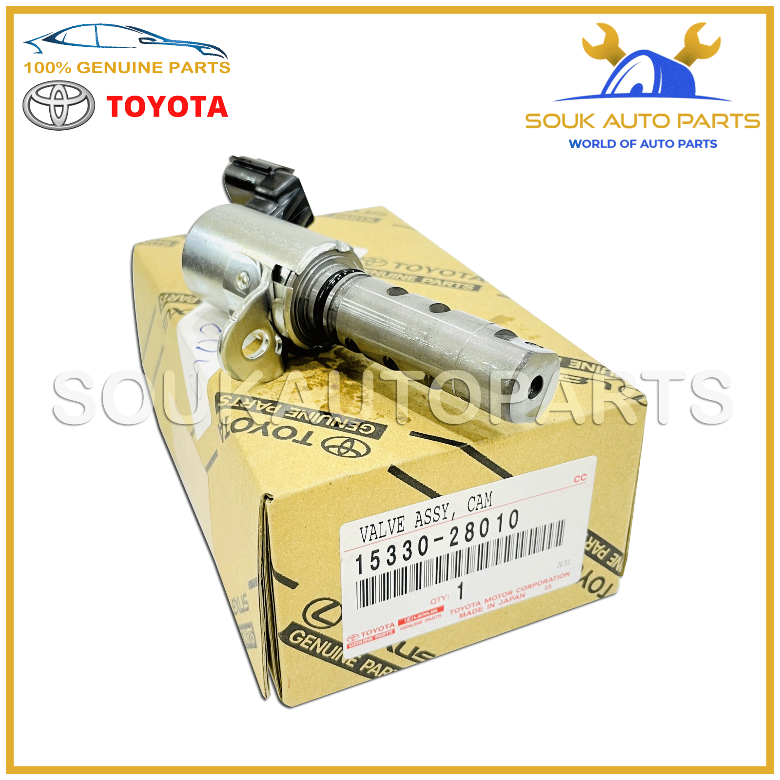 15330-28010 Genuine Toyota CAMSHAFT VVTi VALVE, SOLENOID 1533028010 OEM ...
