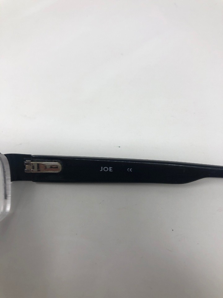 JOE Eyeglasses Frame JOE4035 001 Half Rimless 51-18-135 Black Polished ...