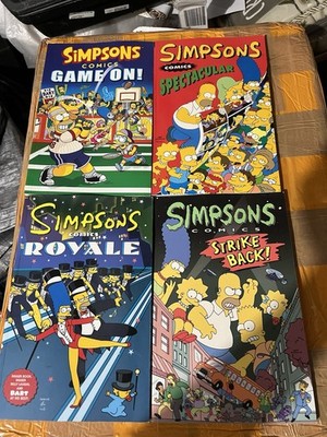Simpsons Comics Trade Paperback Lot of 4 | eBay