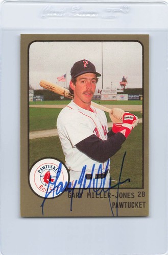 1988 Pawtucket Red Sox ProCards #459 Gary Miller-Jones Signed Auto ...