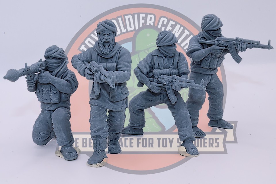 Modern Toy Soldiers - Arabic Insurgent Taliban Army Men - 54mm - 1:32 W ...