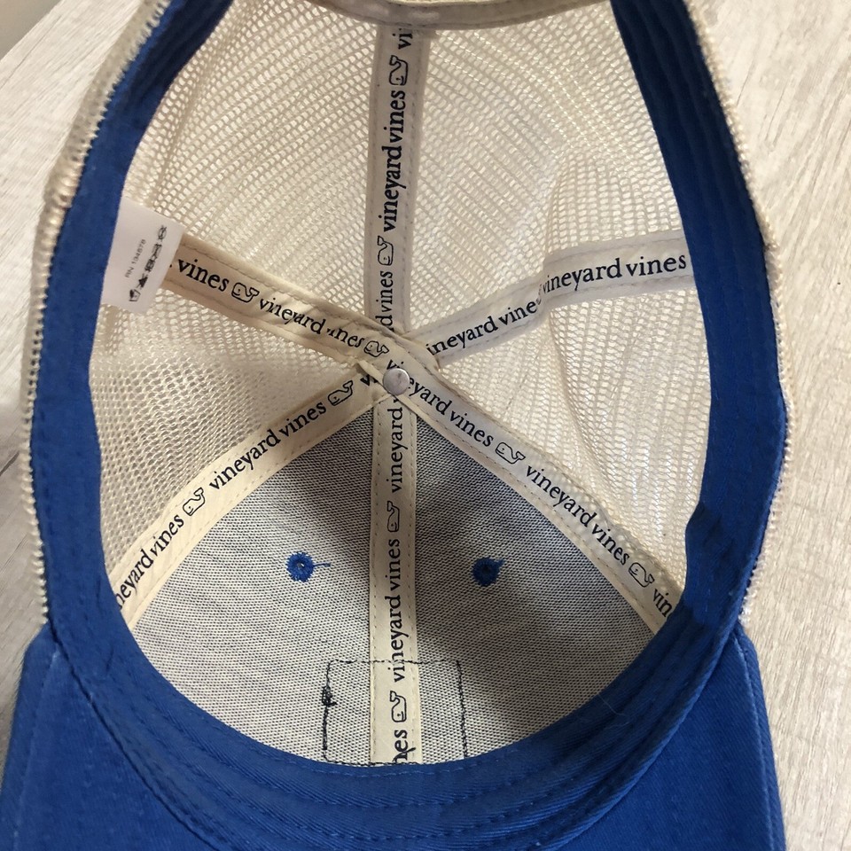 Vineyard Vines Blue Mesh Back Adjustable Hat Cap | eBay