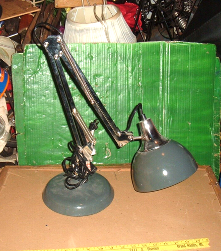 extending light Drafting Desk Table Metal Lamp Light work bench swing ...