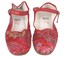 Women's Chinese Classic Mary Jane Floral Red Brocade Shoes Sizes 35 ...