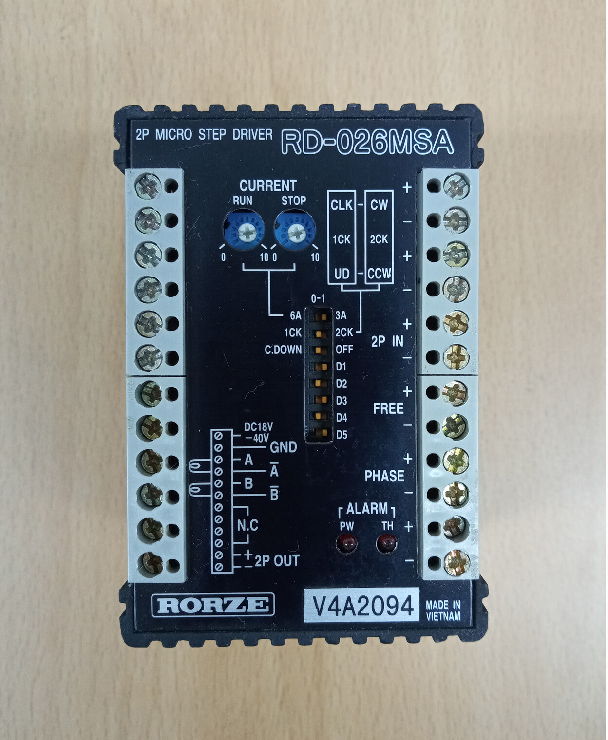 Rorze RD-026MSA Motor Driver 2P Micro Step Driver Used | eBay