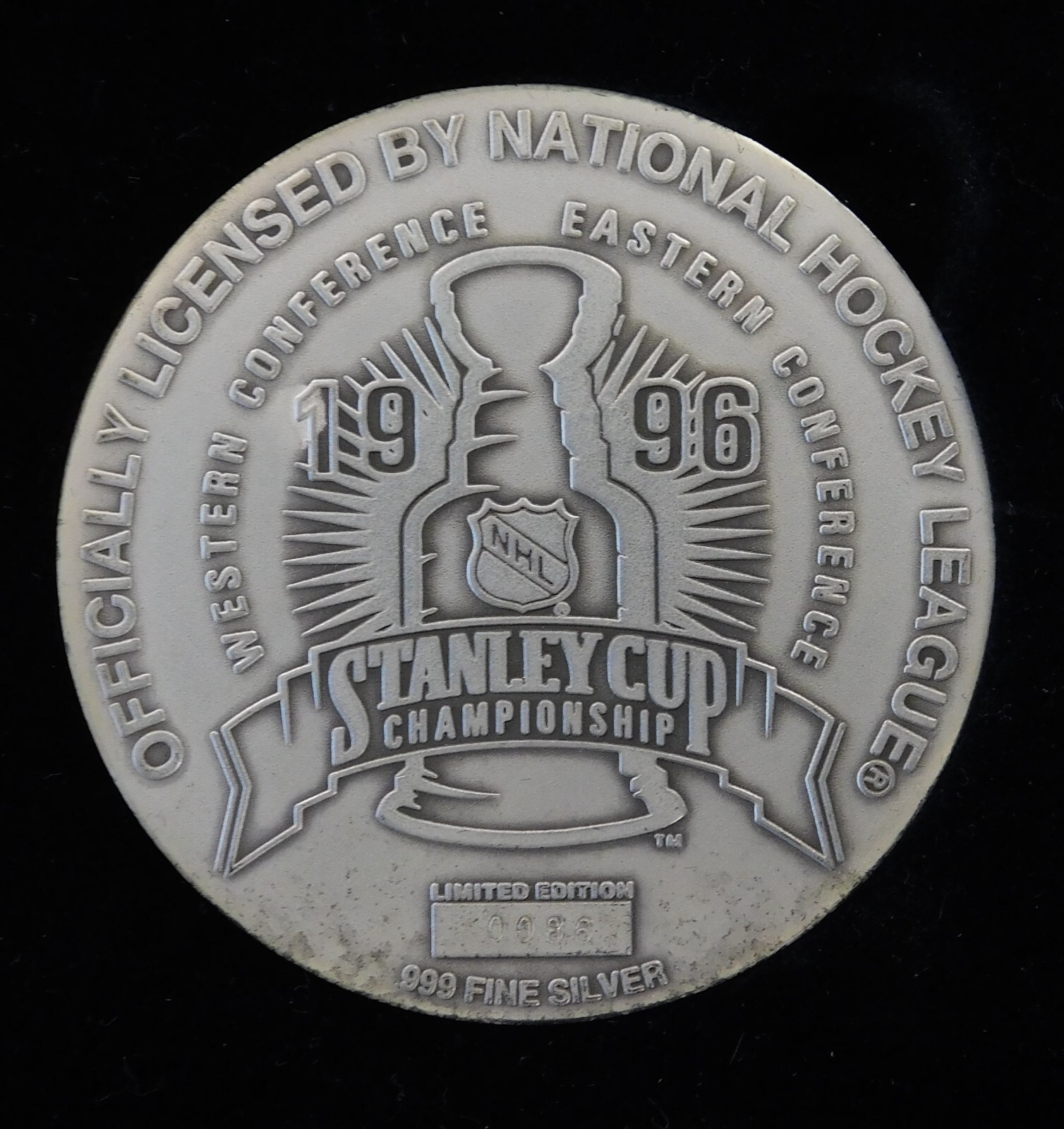 Colorado Avalanche 1996 Stanley Cup Champions Silver Coin - Highland ...