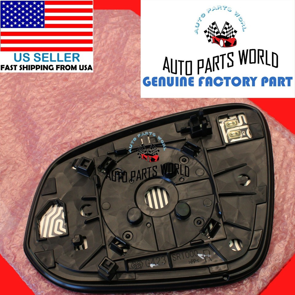 GENUINE OEM TOYOTA 14-22 4RUNNER RIGHT PASSENGER DOOR MIRROR GLASS ...