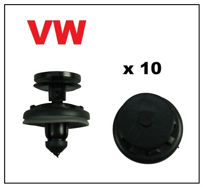 10 x VW VOLKSWAGEN Interior Panel Trim Clips Door Card Fasteners | eBay UK