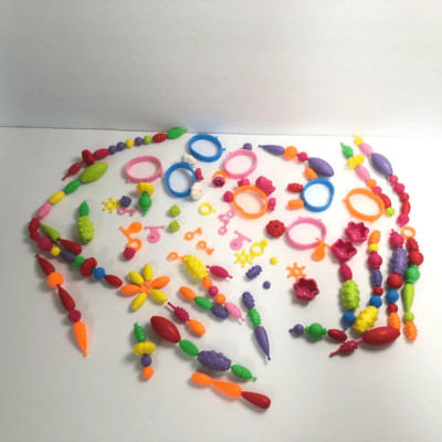 pop beads fun artsy activity snap jewelry making crafts fidget colorful ...