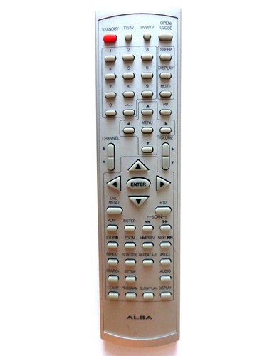 ALBA TV/DVD COMBI REMOTE CONTROL for TVD3408 | eBay