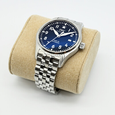 New IWC Pilots Stainless Steel Automatic 40 mm Black Watch IW328202 | eBay