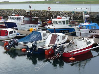 Photo 6x4 Marina by Broch Head Eastshore Small pleasure craft and ...