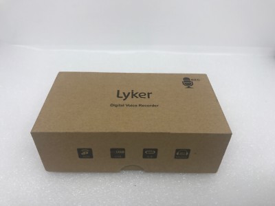 Lyker VM-31 2018 Upgraded Version Digital Voice Recorder 8GB w/ Dual ...