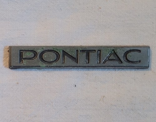 Original OEM GM Pontiac Badge Emblem Nameplate Logo 3" x 1/2" | eBay
