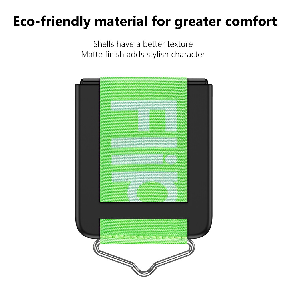 Plastic Back Cover with Lanyard Mobile Phone Cover for Samsung Galaxy Z ...