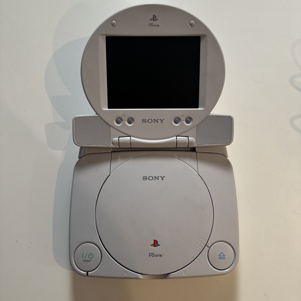 Sony PlayStation PSOne PS1 with Official LCD Screen Fully Tested ...