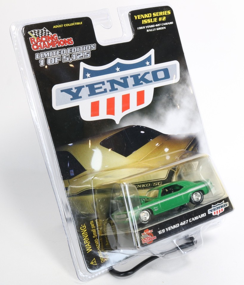 Racing Champions Limited Edition '69 Yenko Camaro Green - READ | eBay