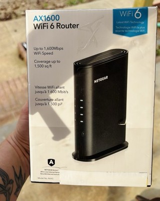 NETGEAR WiFi 6 Router (RAX5) – Security Features, AX1600 Wireless Speed ...