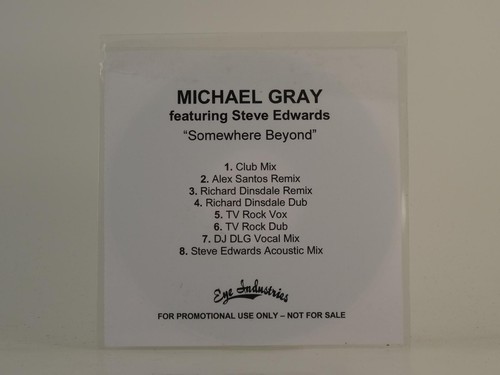 MICHAEL GRAY FT STEVE EDWARDS SOMEWHERE BEYOND (CLUB MIX) (H1) 8 Track ...