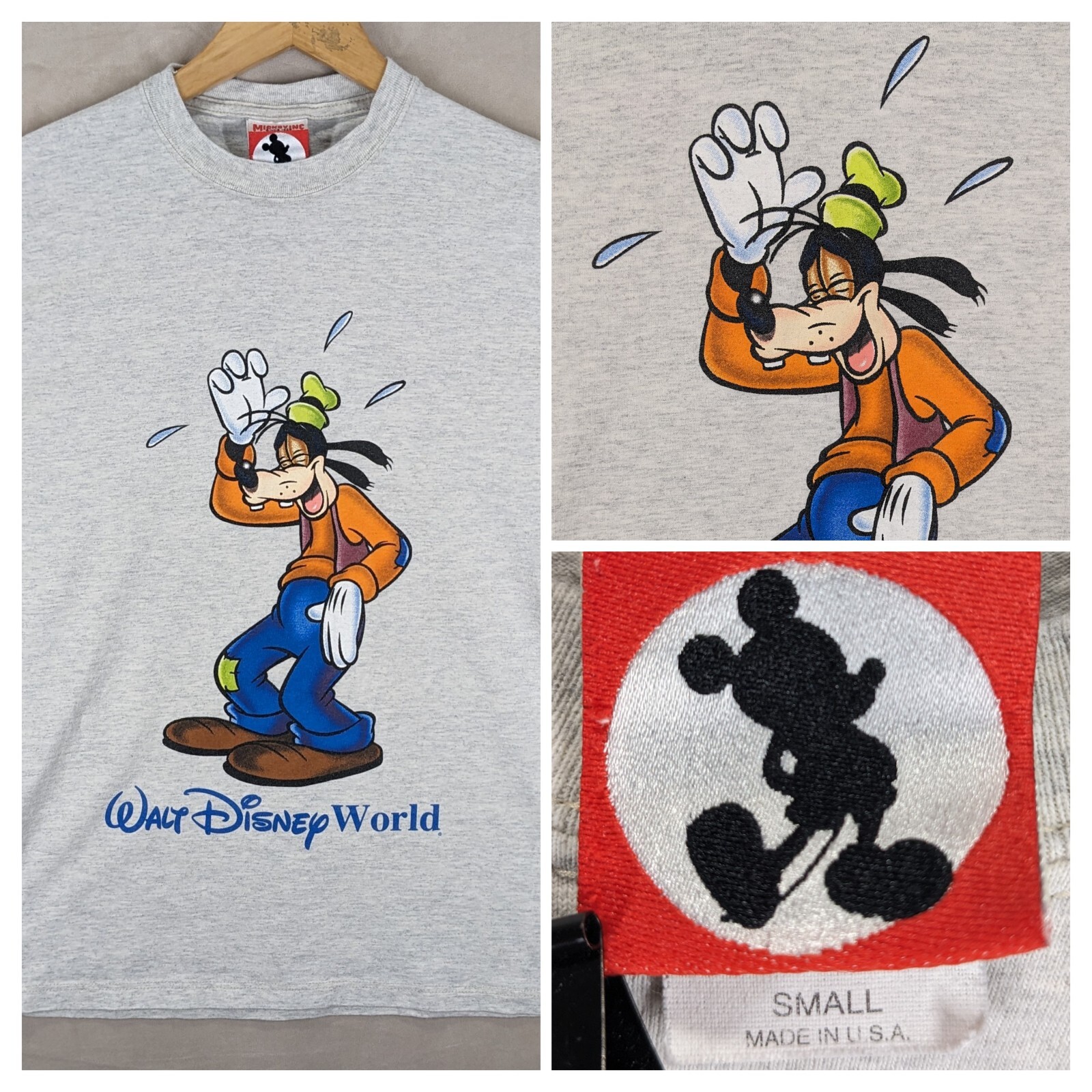 Vintage Disney Small Goofy Tee Made In The USA 36" Ch… - Gem