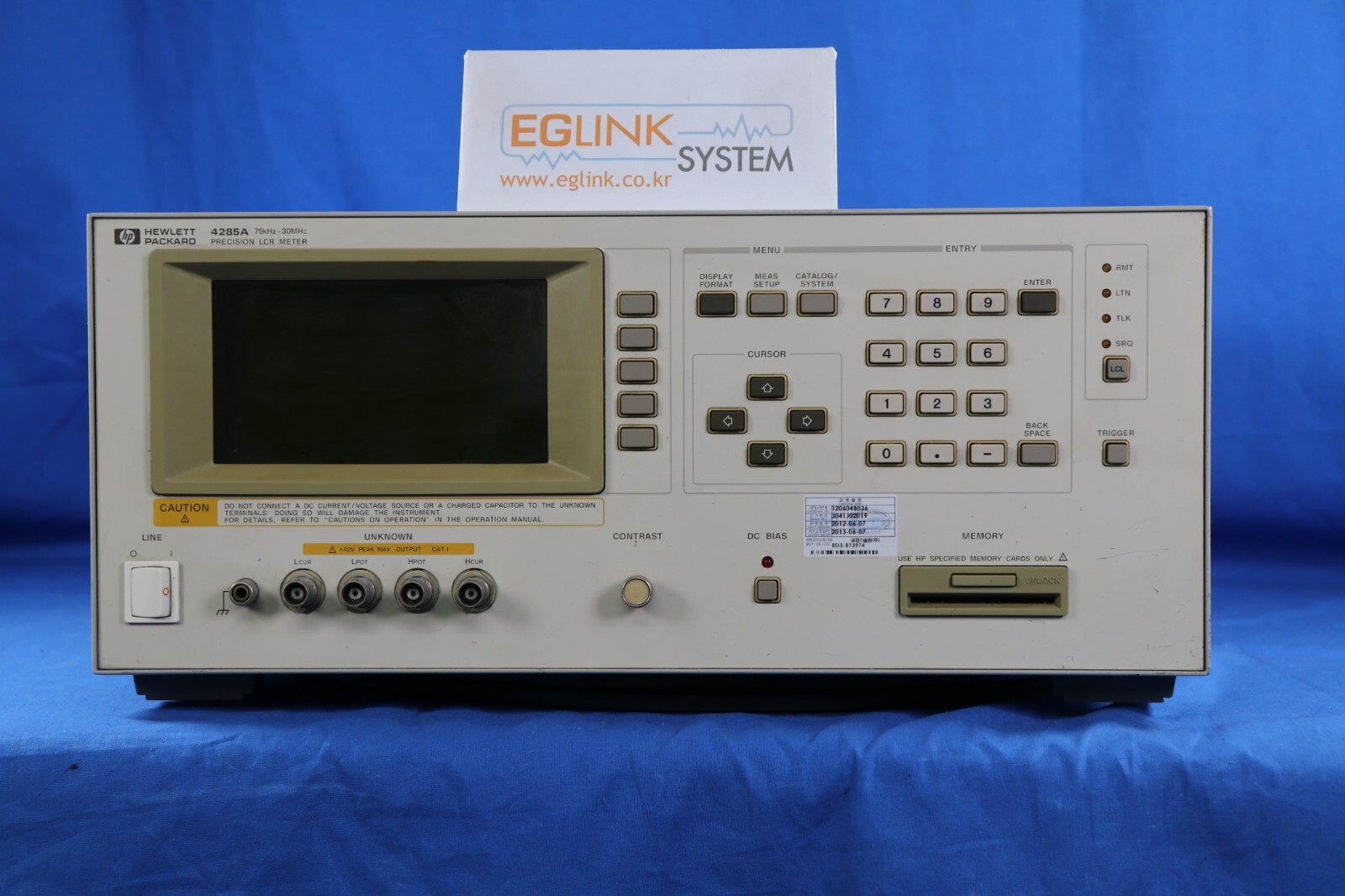 HP 4285A LCR Meter HP brand, 75kHz ~ 30MHz, with no opt | eBay