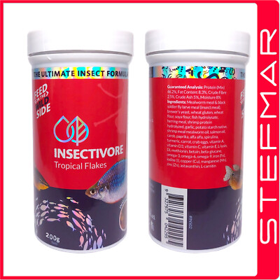 Insectivore Tropical Flake Food 200g | eBay Australia