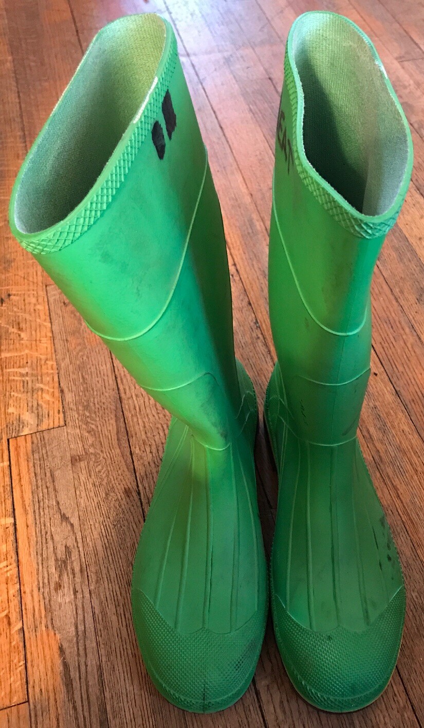 NORTH hazmat boots Level A Green Steel Toe Size 11 z41 pt99 m 1/75 c/75 ...