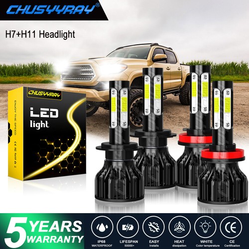 For Ford Ranger LED Headlight Bulb H7/H11 Low Beam PXII PX2 Wildtrak ...