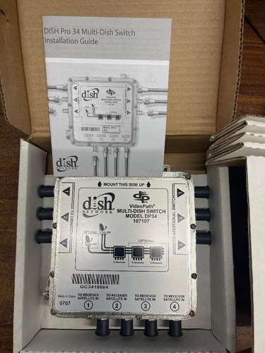 New in Box DISH NETWORK DP34 107107 Dish Pro VideoPath Multi-Dish ...