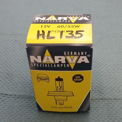 NEW NARVA P45T-41 12V 60/55W HALOGEN CAR REPLACEMENT LAMP | eBay