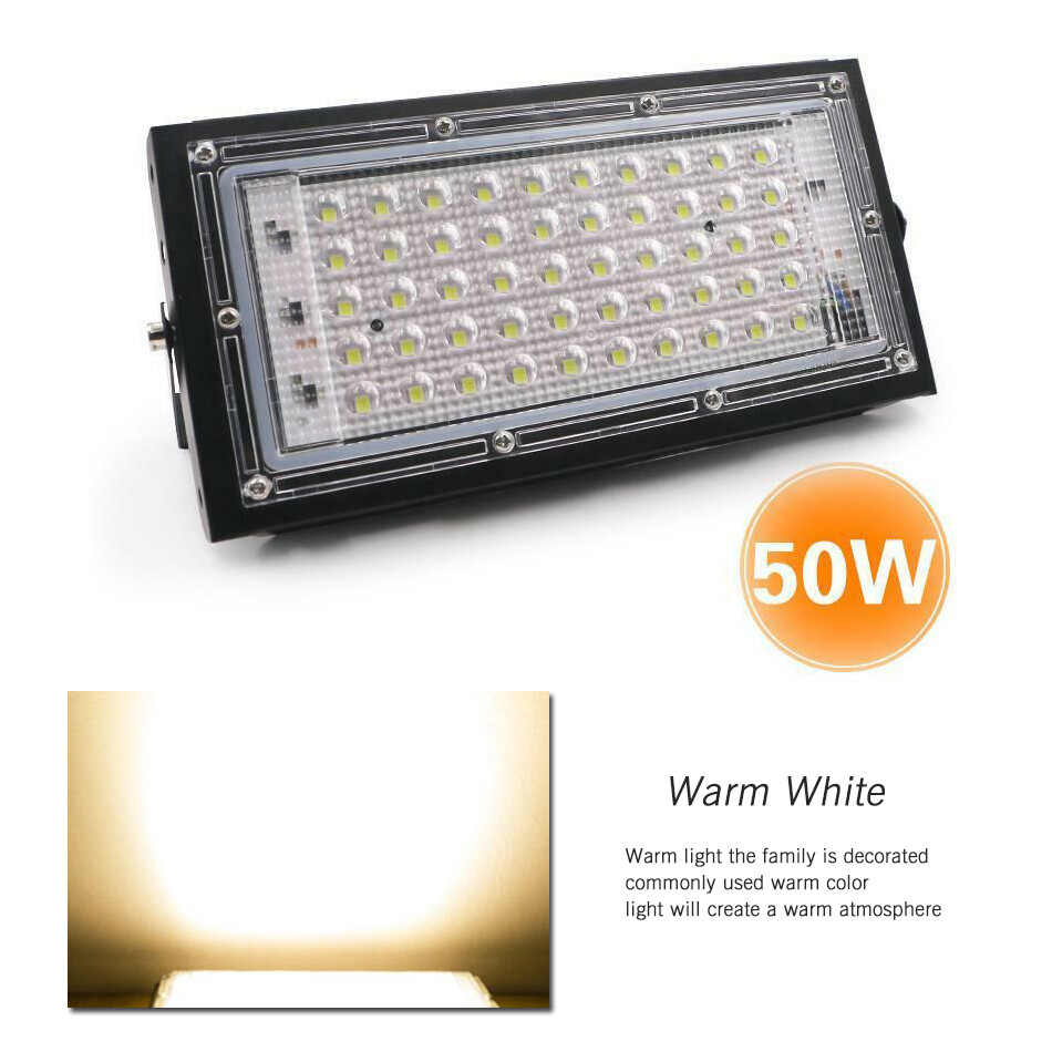 110V 220V 50W Led Flood Light Outdoor Floodlight Spotlight IP65 LED ...