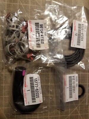 90210-22001 OEM TOYOTA ENGINE OIL COOLER HOSE, GASKET, and Clamp Kit ...