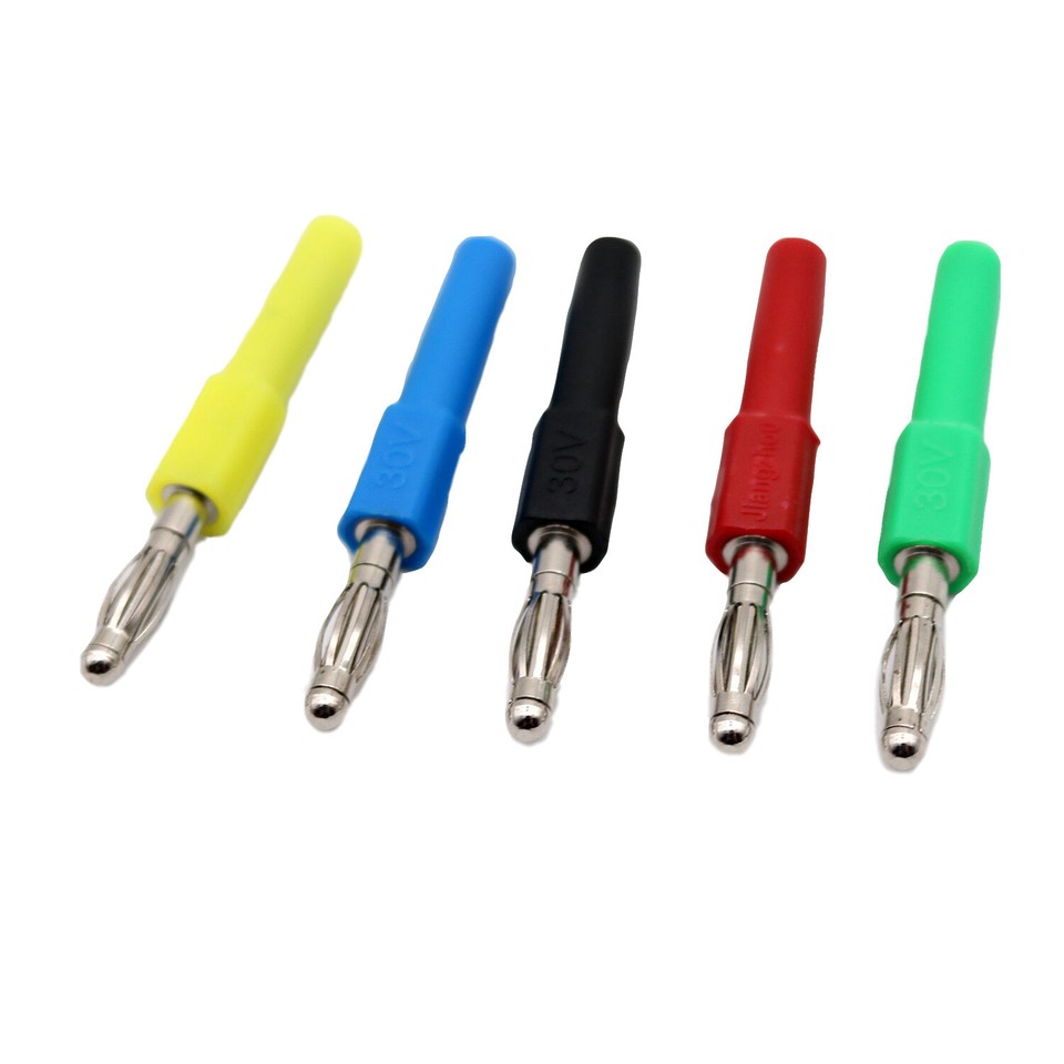 100pcs 30V 4mm Male to 2mm Female Banana Plug Jack Test Probe ...