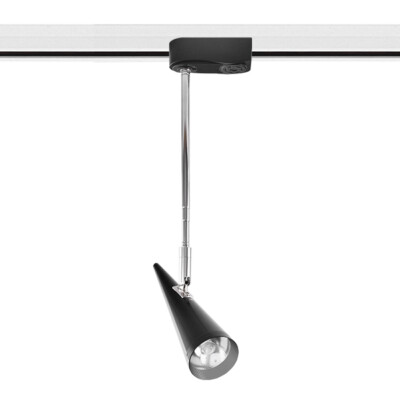 LED COB Ceiling Light Rail Track Lamp Fixture Retractable Rotatable ...