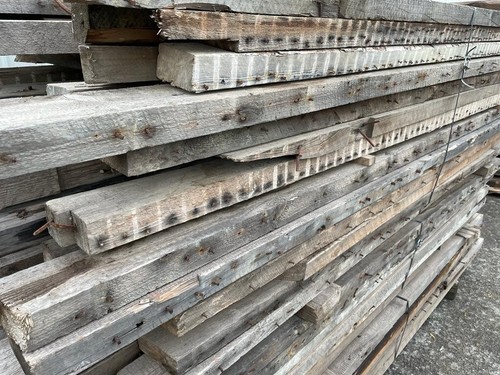 Reclaimed Old Pine 4x2 Timber Beams / 5ft - 6ft Lengths @£2.50 each ...