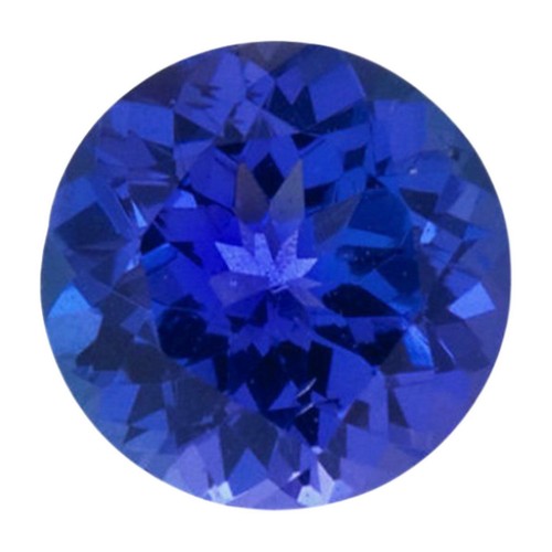 Tanzanite Round Cut Loose Gemstone 13mm Vivid Loose Gemstone 6 Cts | eBay