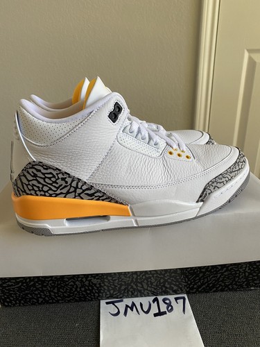 DS Nike Air JORDAN 3 Retro III Laser Orange sz8 Men supreme cond NEW OG ...