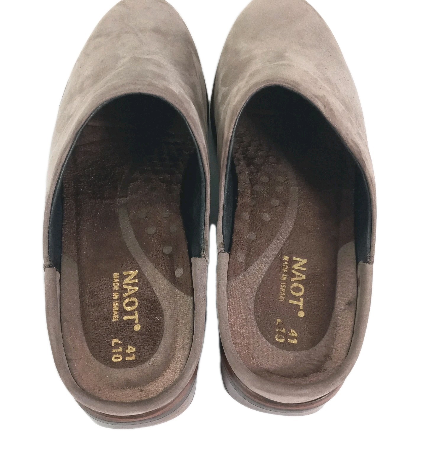 Naot Lodos Mules Womens 10-10.5 Nubuck Suede Slip On Comfort Clogs ...