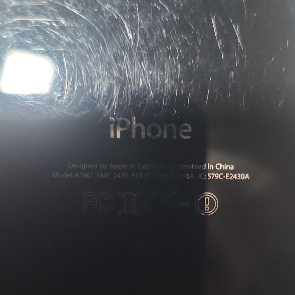 Apple iPhone 4s Smartphone Black 8MP Camera Model A1387 Bar Style ...