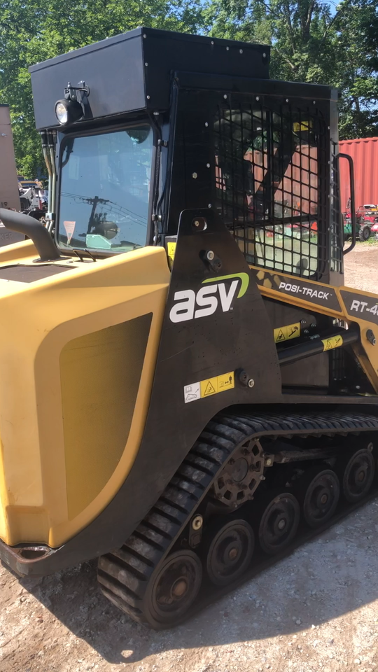 2018 ASV RT40 track loader W/CAB & HEAT low hours good condition | eBay