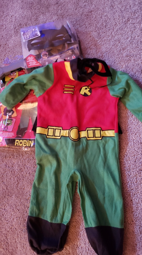 Halloween costume Batman Robin Teen Titans kids 1 2 mask weapon toy | eBay