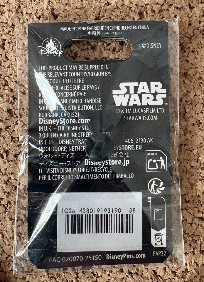 2025 Disney Star Wars 10th Anniversary The Force Awakens Rey BB-8 Pin ...