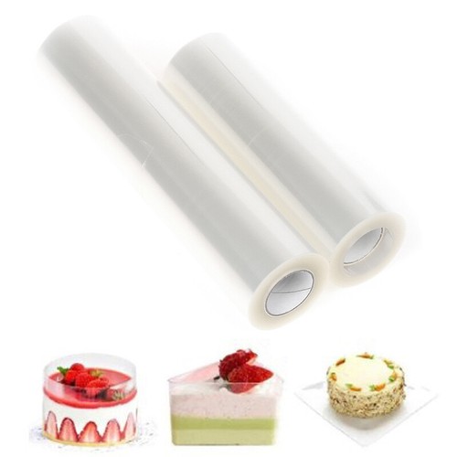 1 Roll Transparent Cake Surround Film Cake Collar DIY Cake Wrapping ...