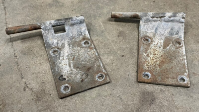 Land Rover Series Bonnet Hinge Pair Early 4 bolt type Genuine 330138 ...