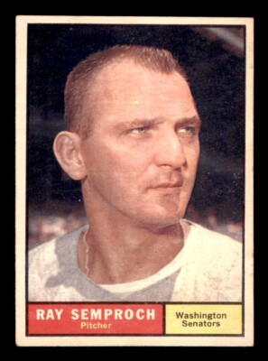1961 Topps Baseball #174 Ray Semproch EX *e4 | eBay
