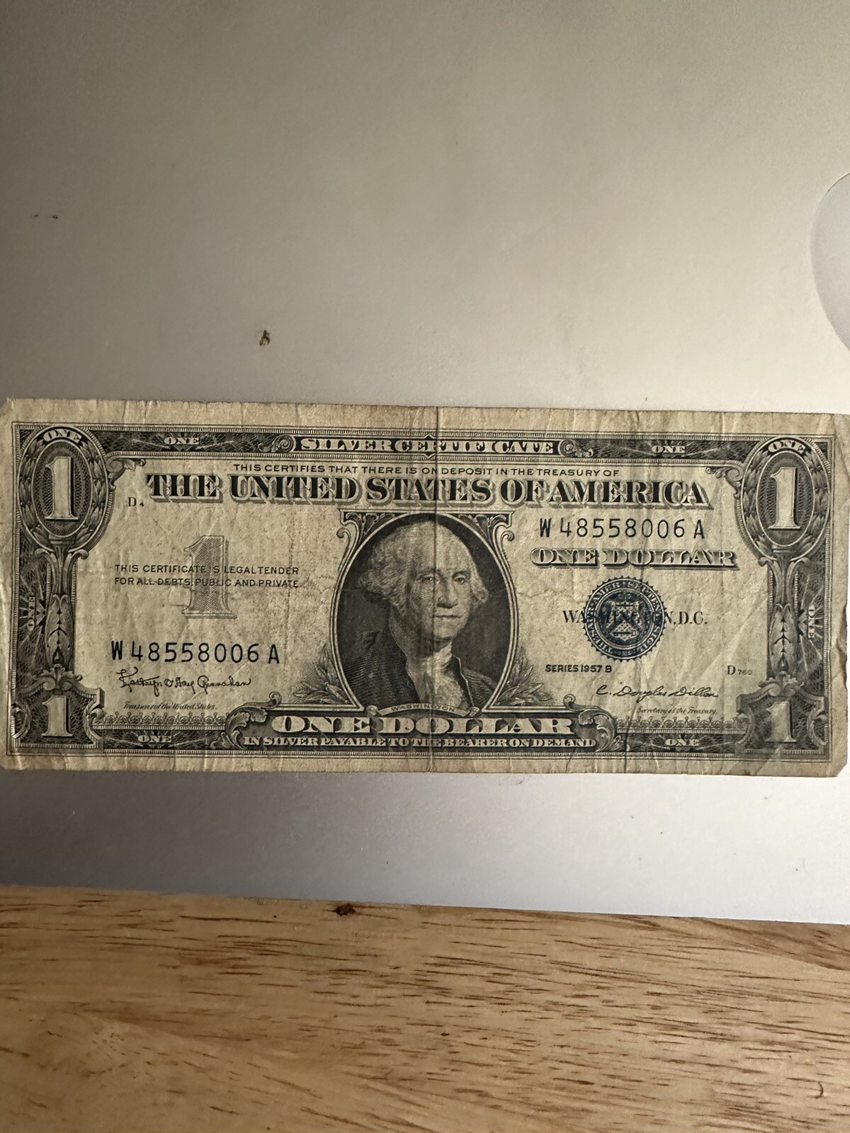 1957 b one dollar bill blue seal and a 1935 of the same | eBay