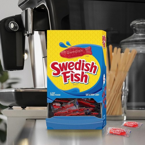 Swedish Fish Grab-and-Go Candy Snacks In Reception Box 240-Pieces/Box ...