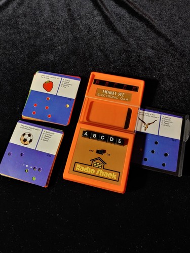 RARE Vintage Radio Shack Monkey See Electronic Questions & Answers Game ...