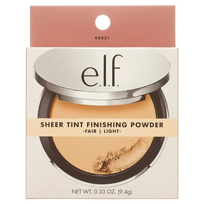 e.l.f. Sheer Tint Finishing Powder Setting Powder Fair/Light packaging ...